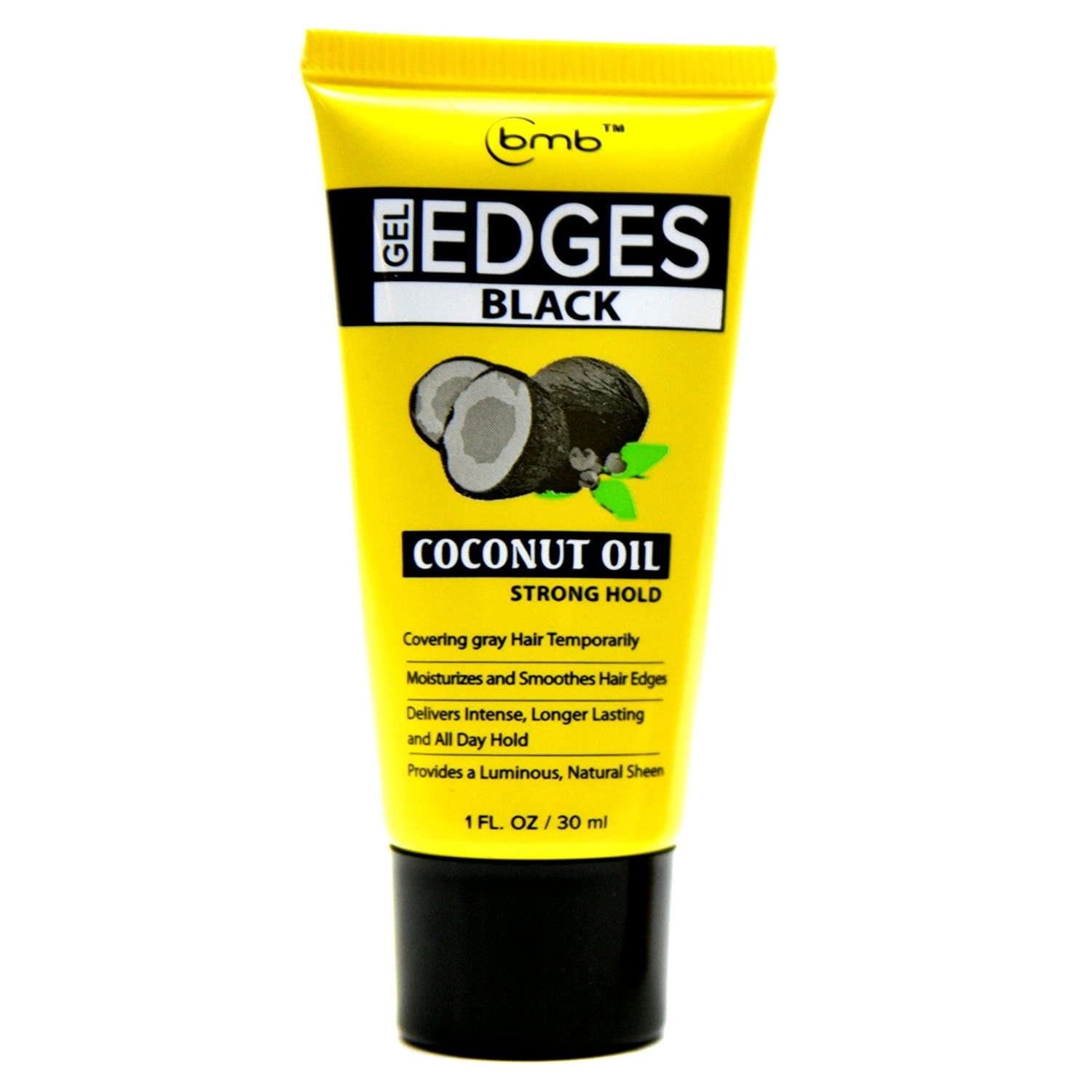 Bmb Gel Edges Black Coconut Oil, 1 Oz., Pack of 12 - Walmart.com