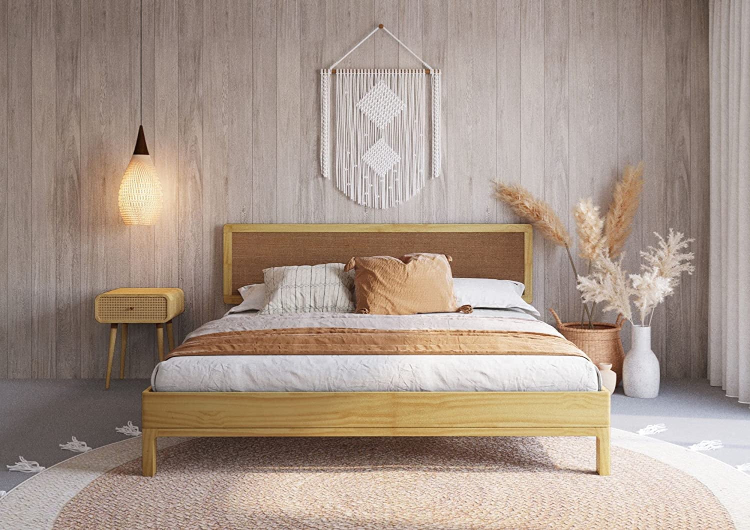 Bme King Size | Nipe 79x82x14in Deluxe Bed Frame with Adjustable ...