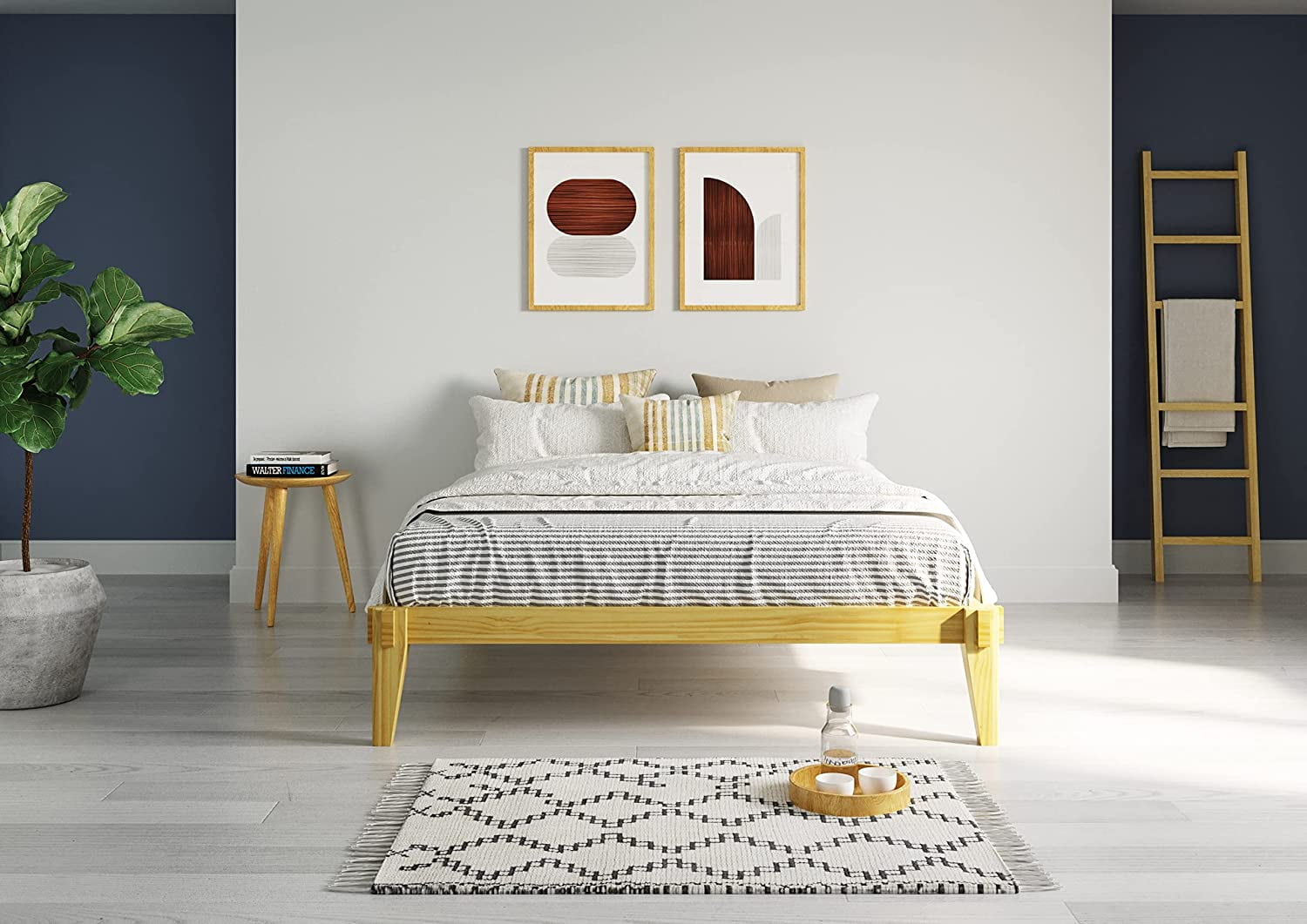 Bme Queen Size | Chalipa Signature Wooden Bed Frame Without Headboard ...