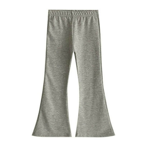 Bmisegm Baby Girl Pants Bottoms Solid Color Wide Leg Pants Fashionable ...