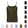 Bmisegm Built in Bra Tank Tops for Women Sleeveless Drop Shoulder ...