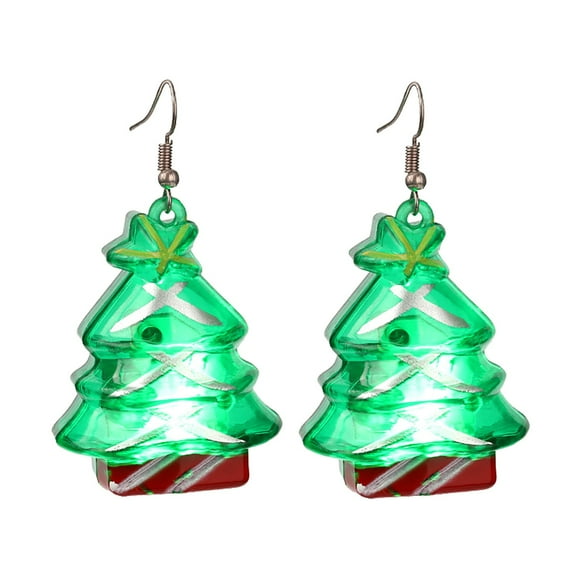 Lighted Christmas Earrings