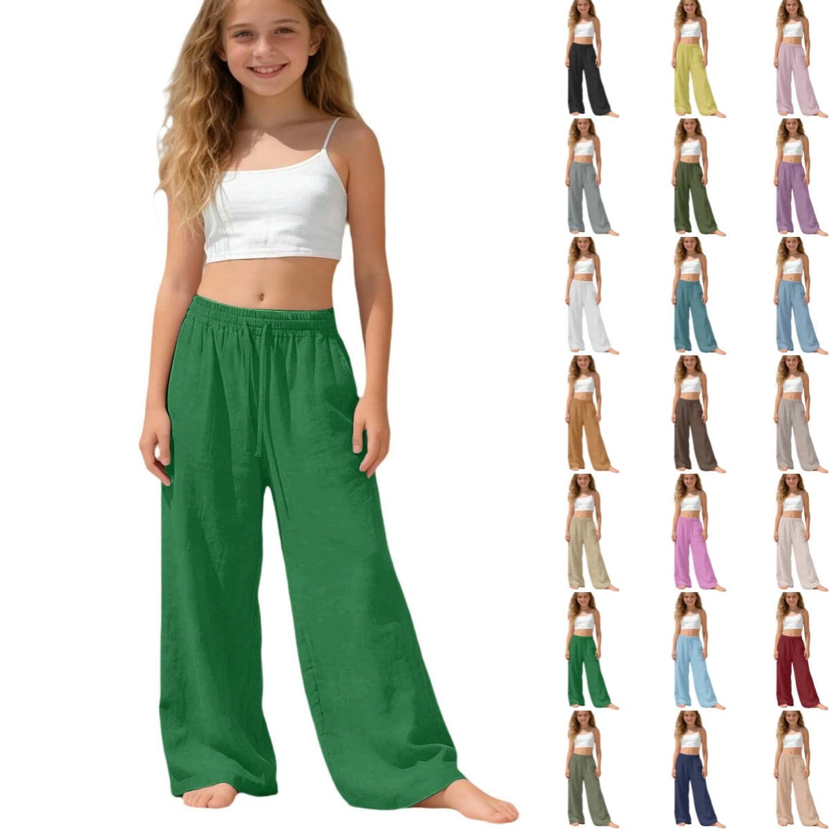 Bmisegm Comfy Pants for Girls Stylish and Comfortable Casual Soft ...