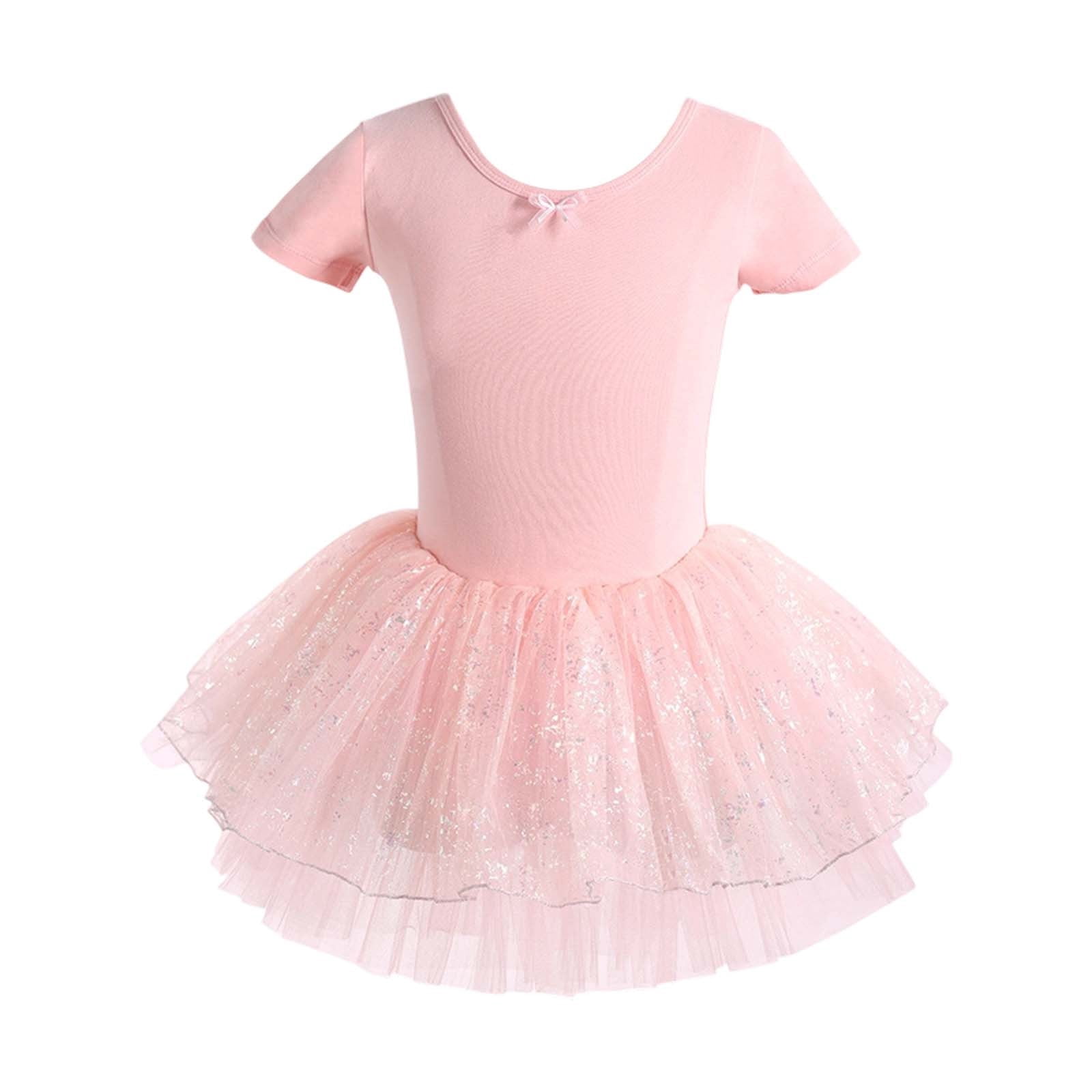 Bmisegm Cute Tops For Girls Dance Leotard Top Comfortable Stretchy Long ...