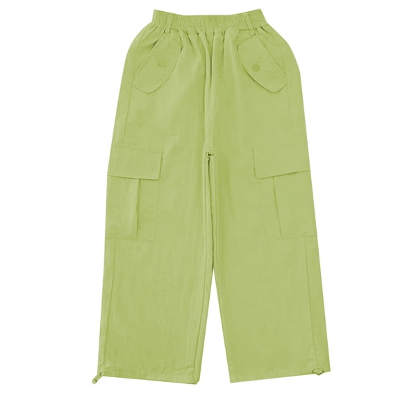 Bmisegm Girl Pants Kids Cargo Bottoms Boys and Comfortable Casual ...