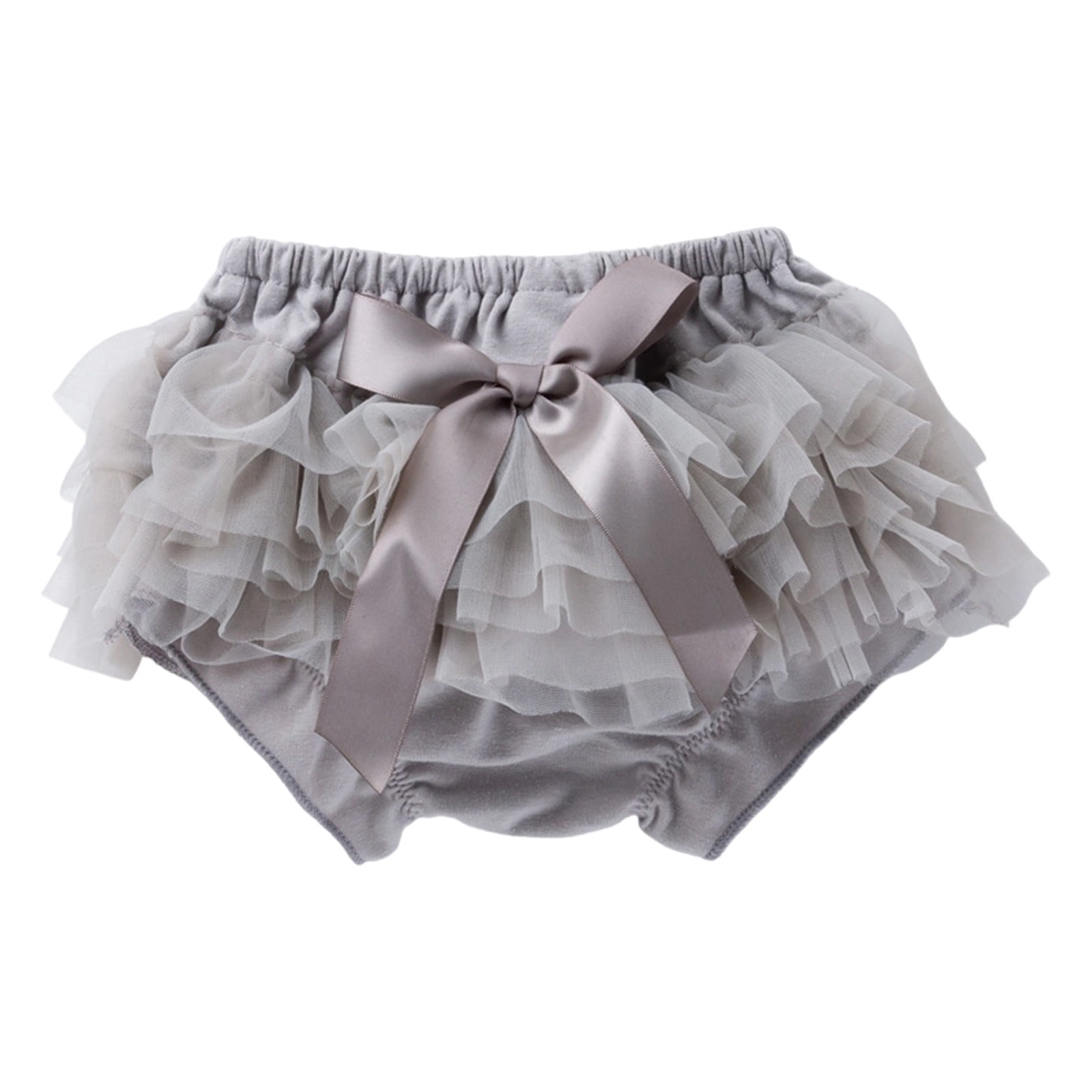 Bmisegm Girl Shorts Double Lace Mesh Bottoms with Overlay and Bow for ...