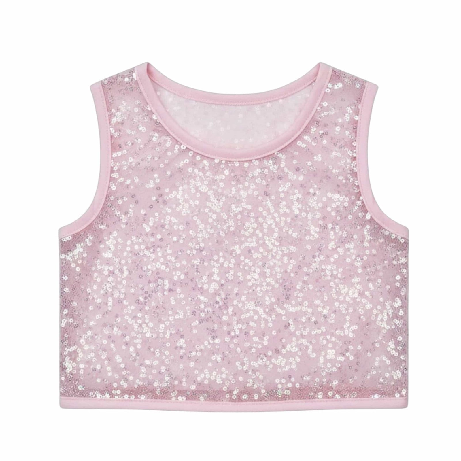 Bmisegm Girls Glitter Sequin Tank Top Color Changing Performance Shirt ...