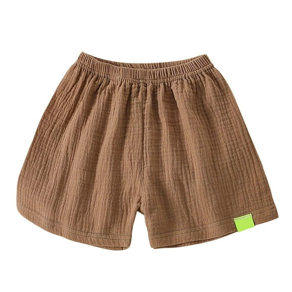 Bmisegm Girls Pants Childrens Casual Breathable Five Quarter Pants ...