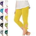 Bmisegm Girls Pants Stretchy Capri Leggings for Summer Comfortable ...