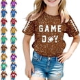 Bmisegm Girls T Shirts Graphic Print Short Sleeve Tee Comfortable ...