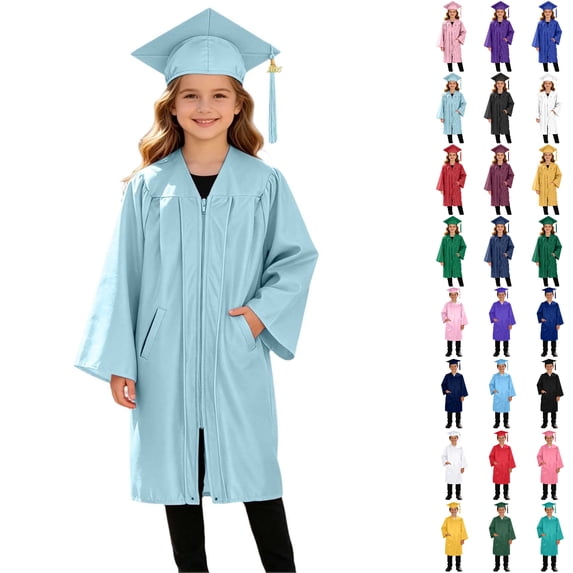 Bmisegm Graduation Outfit for Boys Graduation Gown And Cap for Kids ...