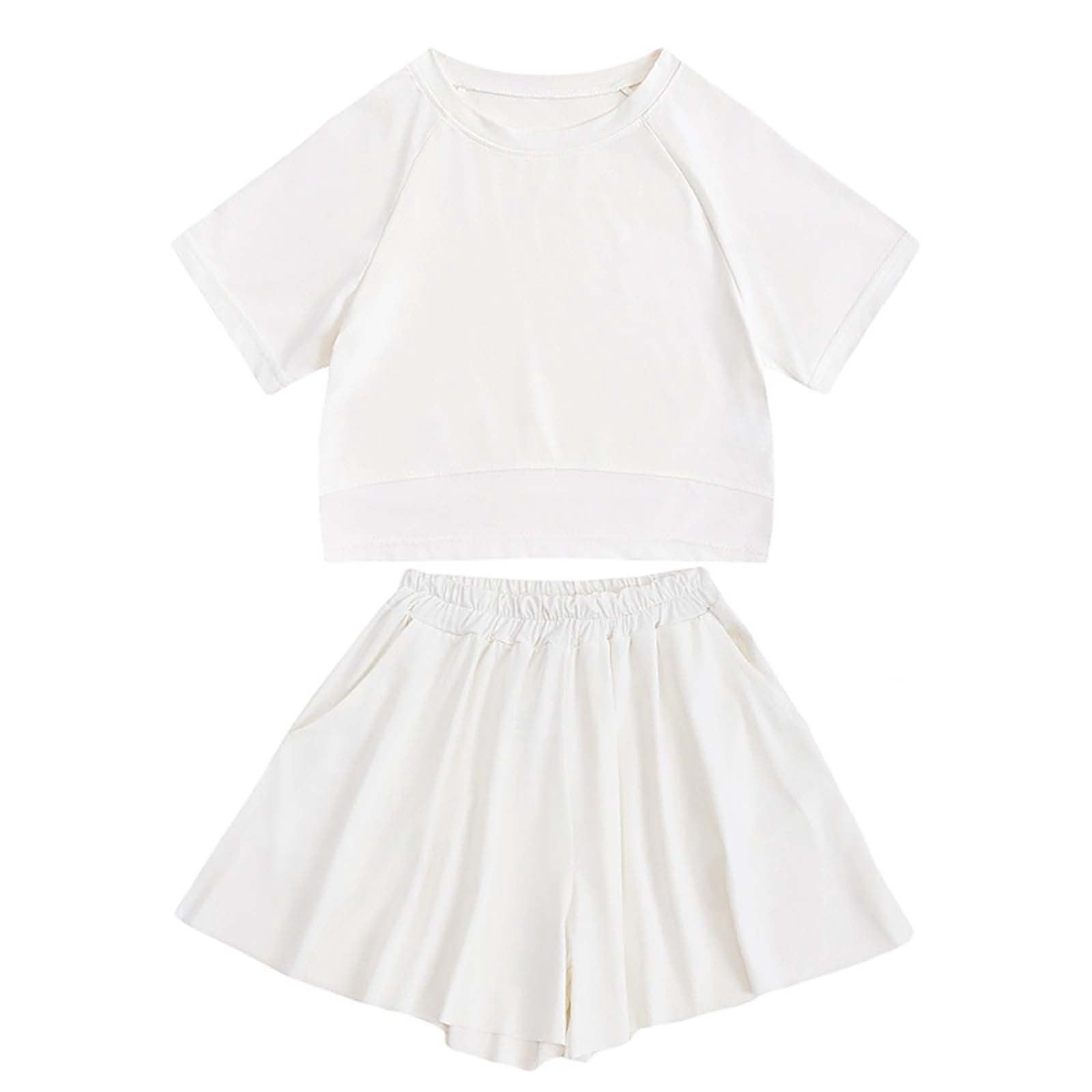 Bmisegm Kids Outfits Boys Summer 2 Piece Kids Athletic Wear Performance ...