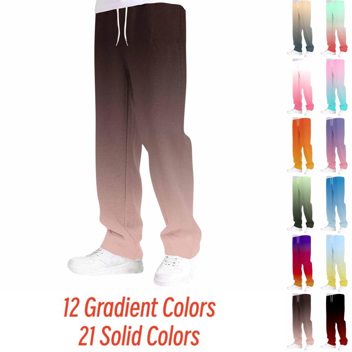 Bmisegm Kids Sweatpants Casual Tapered with Stylish Color Gradient for ...
