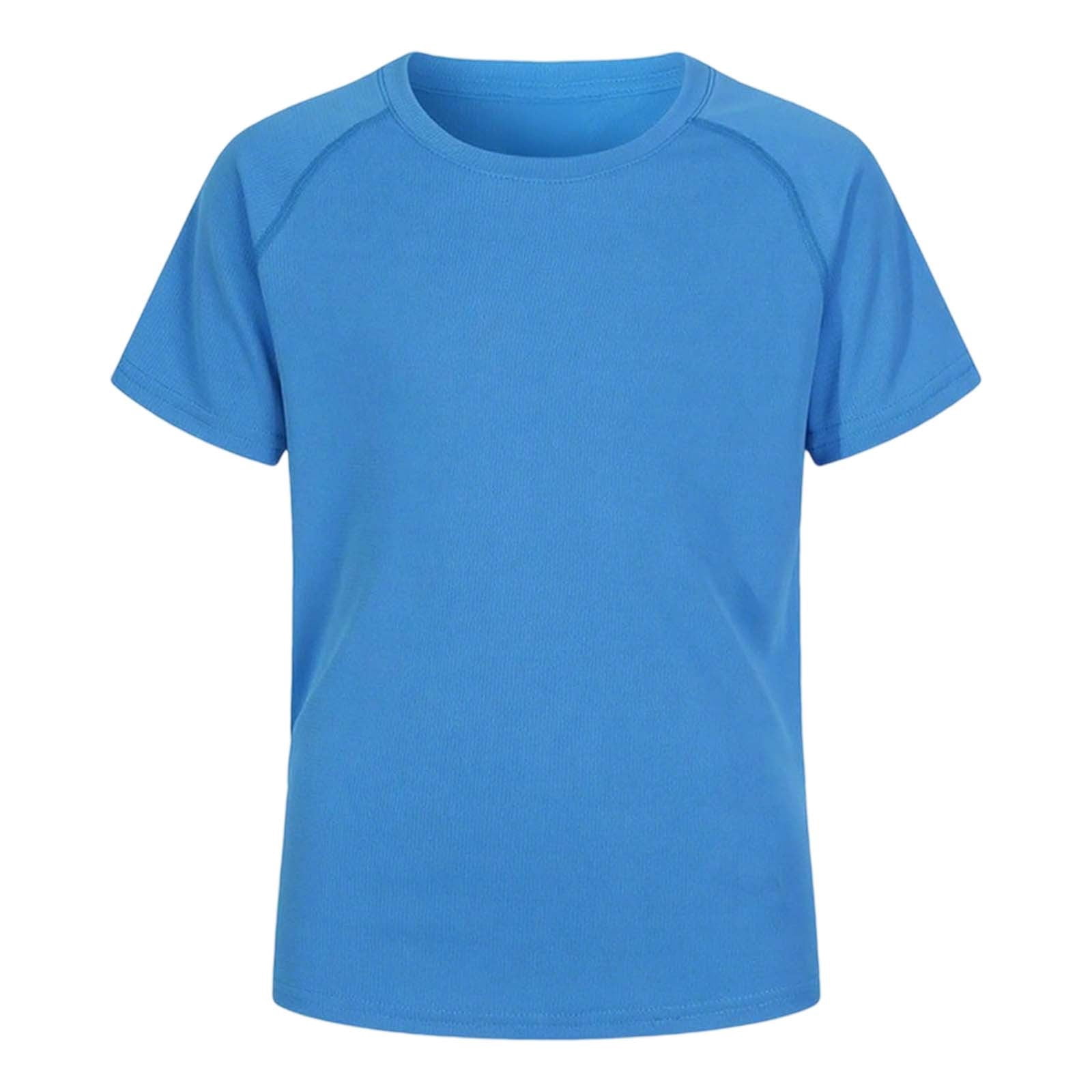 Bmisegm Shirt Kids Boys Rash Guard Swim Shirt Short Sleeve Swimwear ...