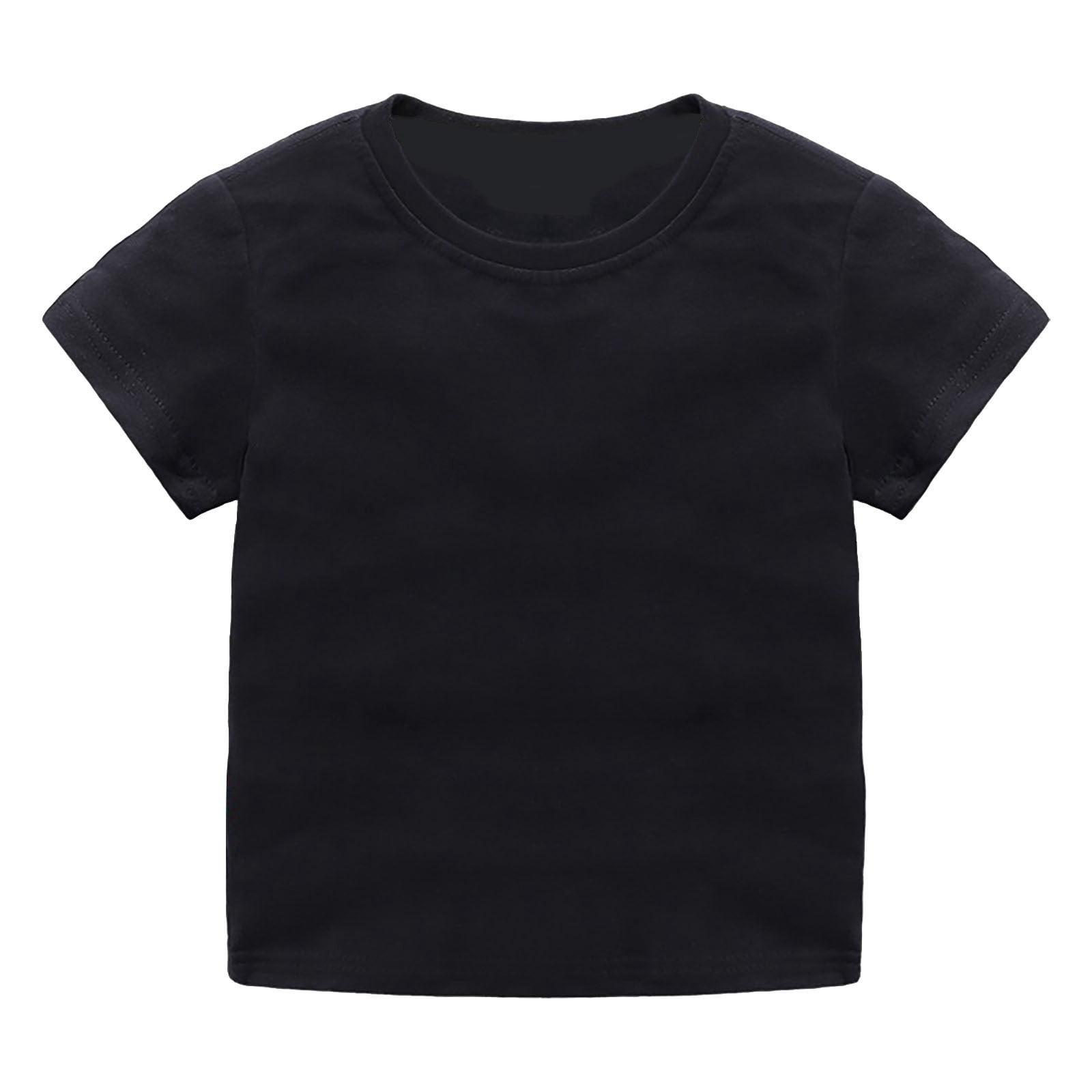 Bmisegm Shirts For Teens Boys And Girls Classic Fit Crewneck T-Shirt ...
