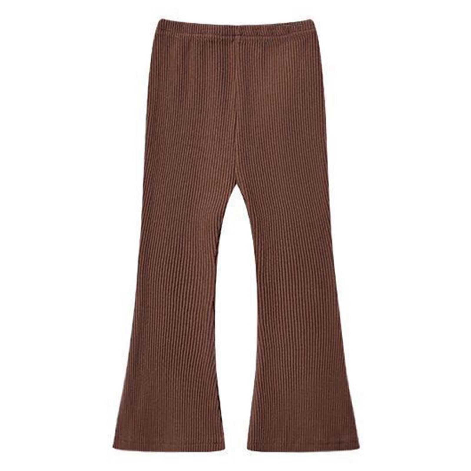 Bmisegm Toddler Boy Pants Micro Flare Pants Girls Stretch Outer Layer ...