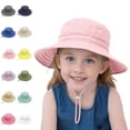 Bmisegm Toddler Bucket Hat Baby Sun Hat for Breathable Fisherman Cap ...
