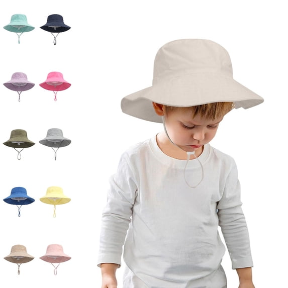 Bmisegm Toddler Bucket Hat Head Circumference Childrens Sun Hat Baby ...