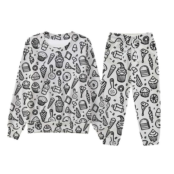 Bmisegm Toddler Dance Outfits Girls DIY Long Sleeve Sweatshirt and Long ...