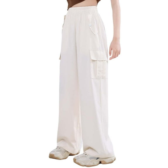 Bmisegm Toddler Girl Pants Girls Jeans Wide Leg Baggy Denim Pants High ...