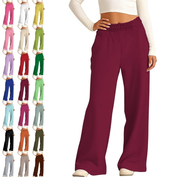 Bmisegm Toddler Pants Girls Stretch Soft Casual with Elastic Waistband ...