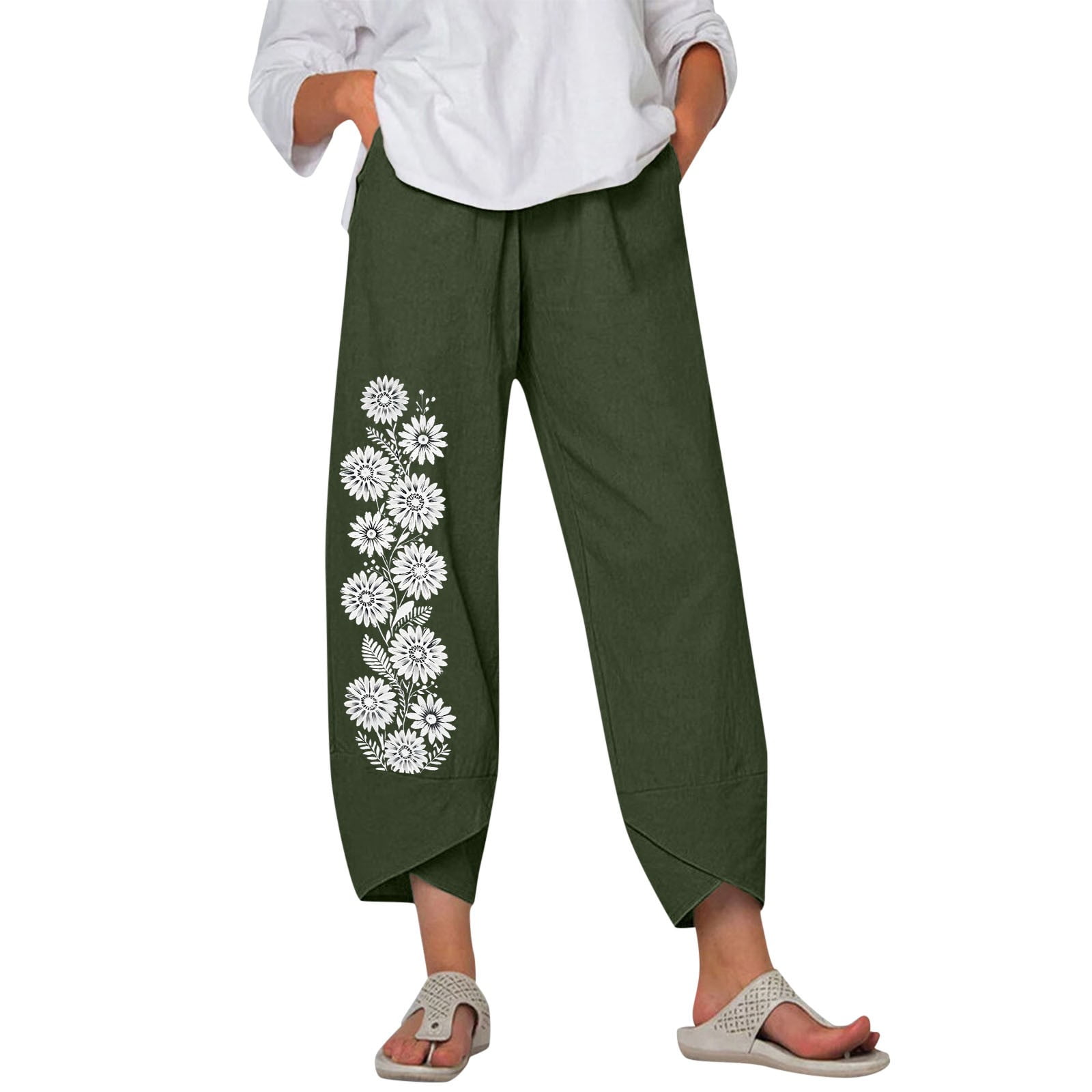 Bmisegm Trendy Women's Casual Pants for Commuting and Everyday Style ...