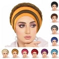 Bmisegm Womens Head Scarf Braided Milk Silk Hair Band Concealing Hair ...
