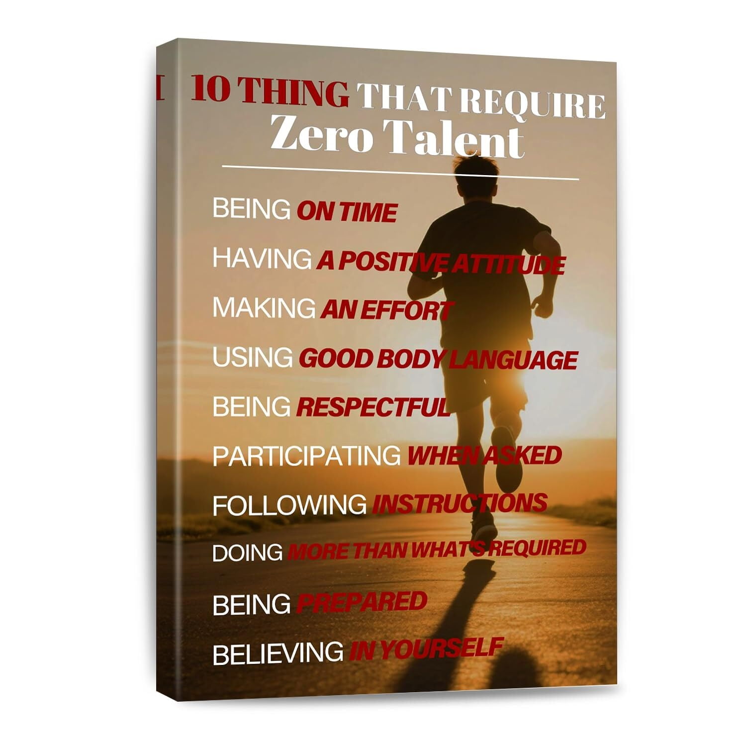 Bmotaso 10 Things That Require Zero Talent Canvas Wall Art ...