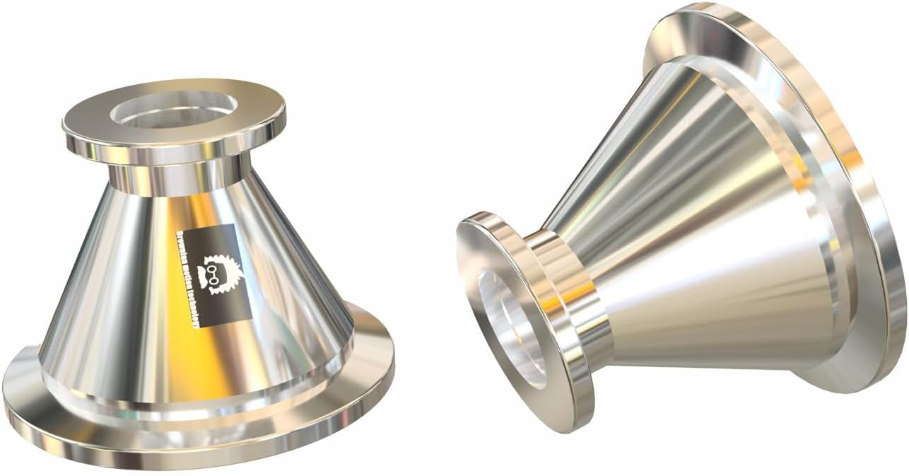 Bmotiontech Conical Reducer with ISO-KF Flange KF16 KF25 KF40 KF50 ...