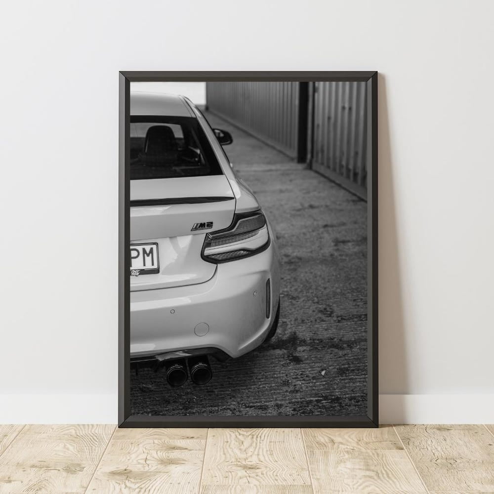 Bmw M2 Poster, Bmw M2 Print, Bmw Wall Art, Race Car Poster, Race Car Print, Motorsport Wall Art ...