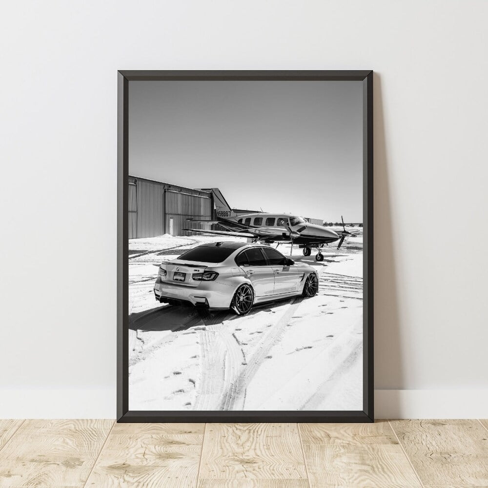 Bmw M3 Poster, Bmw Print, Bmw Wall Art, Sports Car Poster, Luxury Car ...