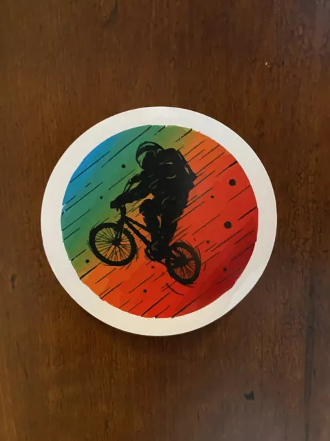 Bmx Sticker Astronaut Jump Waterproof Sticker Phone Decal Water Bottle ...