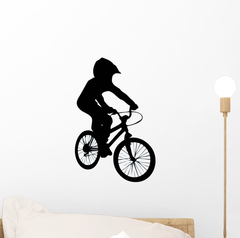 Bmx Wall Decal Sticker, Wallmonkeys Peel & Stick Vinyl Graphic (12 in H ...