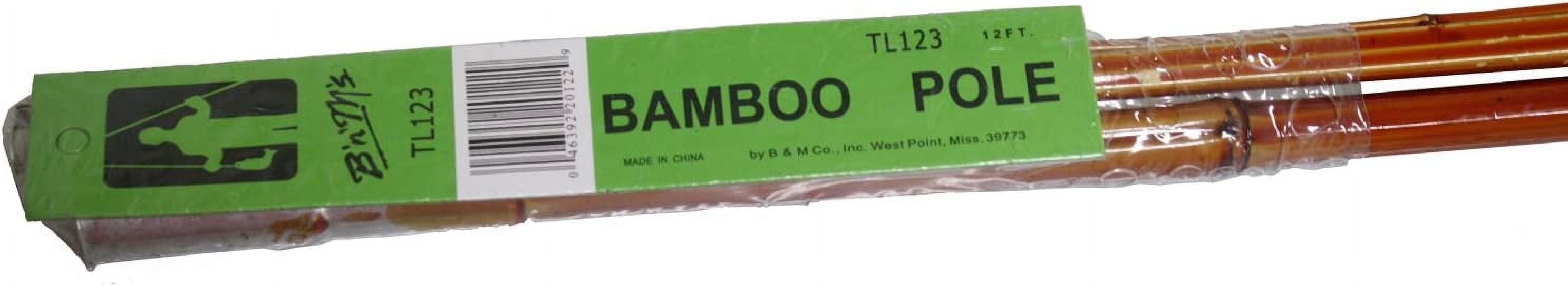 BnM TL Rigged Bamboo Pole 12 foot 3 Piece - Walmart.com