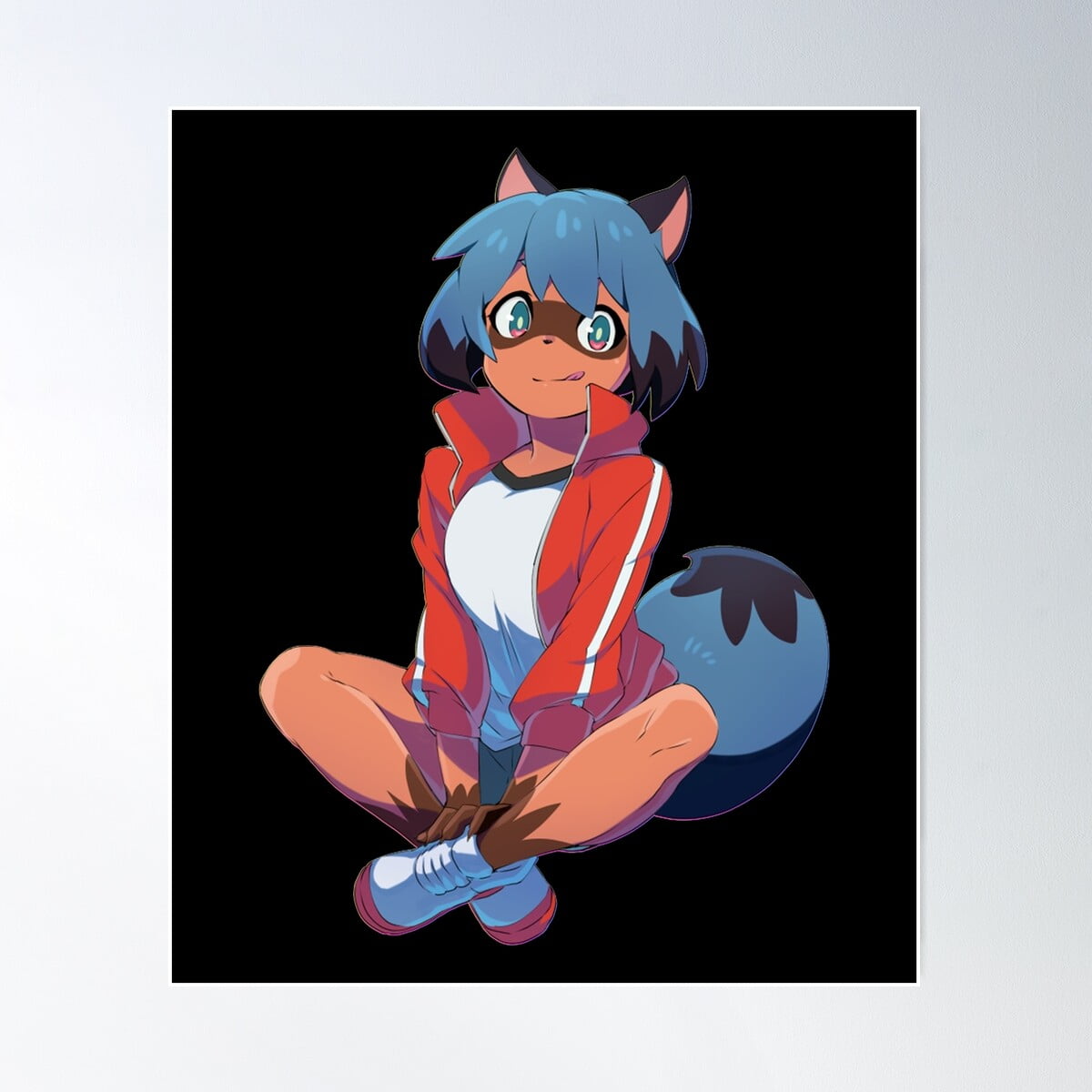 Bna Brand New Animal - Michiru Kagemori Poster Wall Art, Modern Wall Decor For Living Room ...