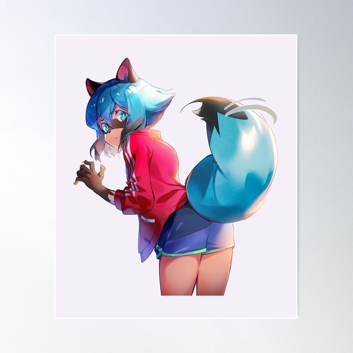 Bna Brand New Animal - Michiru Kagemori Poster Wall Art, Modern Wall Decor For Living Room ...