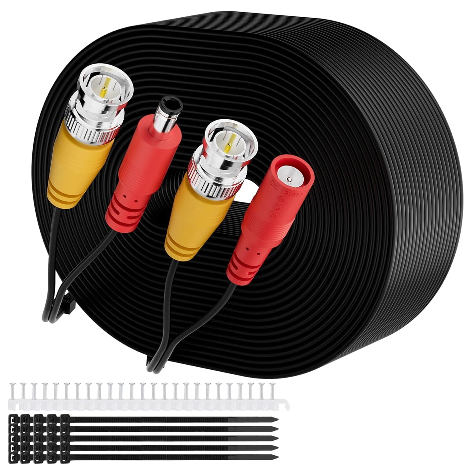 Bnc Cable 40 Ft All-in-One Siamese Video Power Security Camera Cable ...