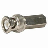 Bnc Male Twist On Rg59 Coax Cable Connector Adapter Gold Cctv Security ...