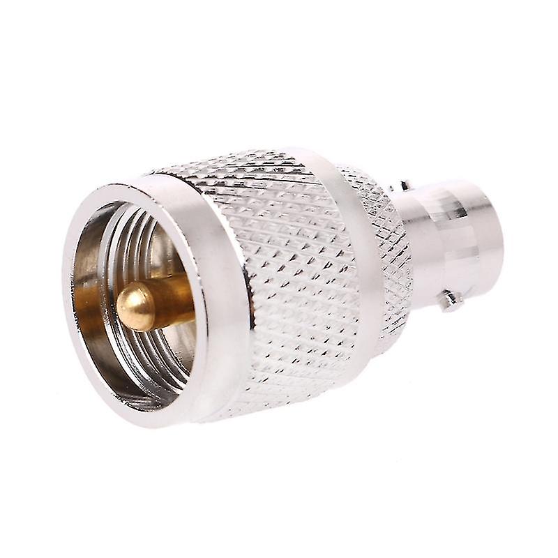 Bnc-k Female Jack To Uhf-j Pl-259 Male Plug Straight Rf Coax Adapter Connector - Walmart.com