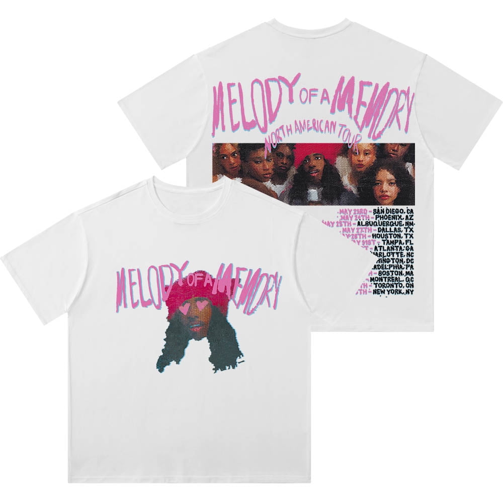 Bngkauyexdc Eem Triplin Melody Of A Memory Tour Wash T-Shirt Unisex ...