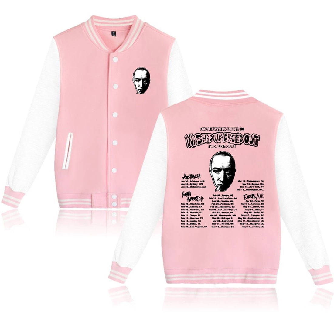 Bngkauyexdc Jack Kays Washed Up Dried Out World Tour Jacket l - Walmart.com