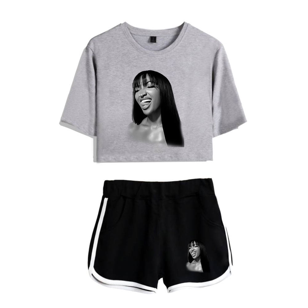 Bngkauyexdc Shenseea Vintage Never Gets Late Tour Merch Set 0301 ...