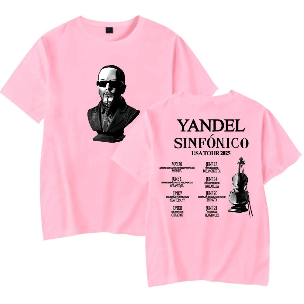 Bngkauyexdc Yandel Sinfonico Tour Tee Neutral T-Shirt Streetwear xl ...