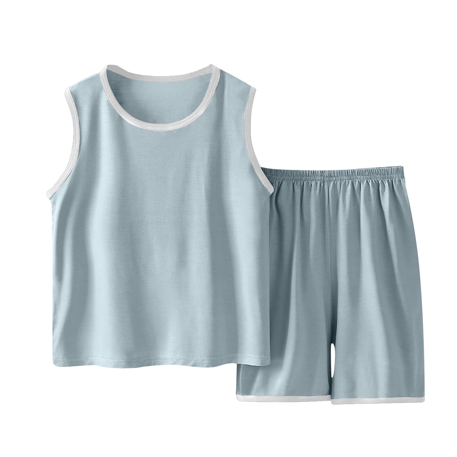 Bnwani 2PC Kids Clothing Set Girls Boys Thin Set Short Shorts Children ...