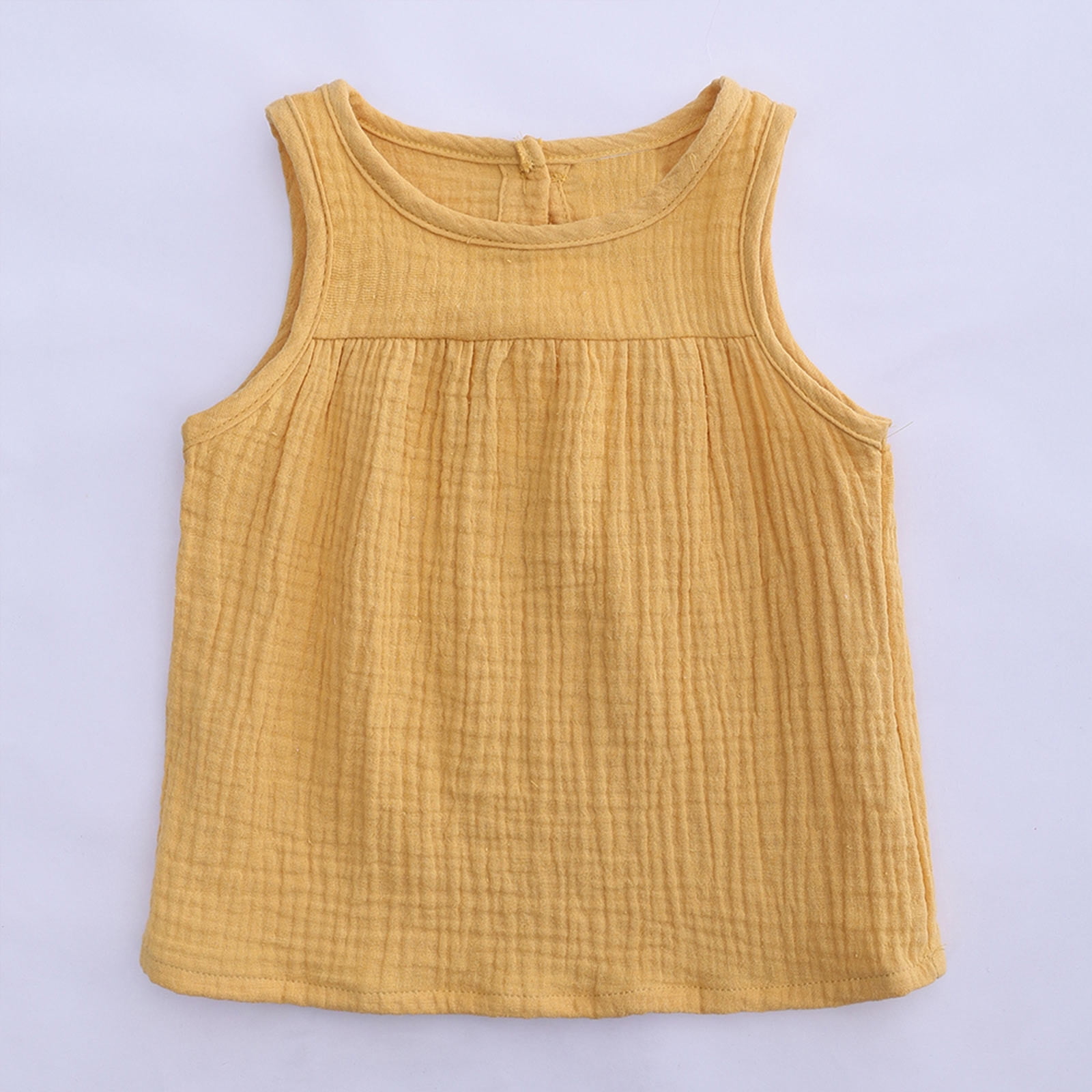 Bnwani Back To School Girls Children's Tops Kid Summer Cotton Vest ...