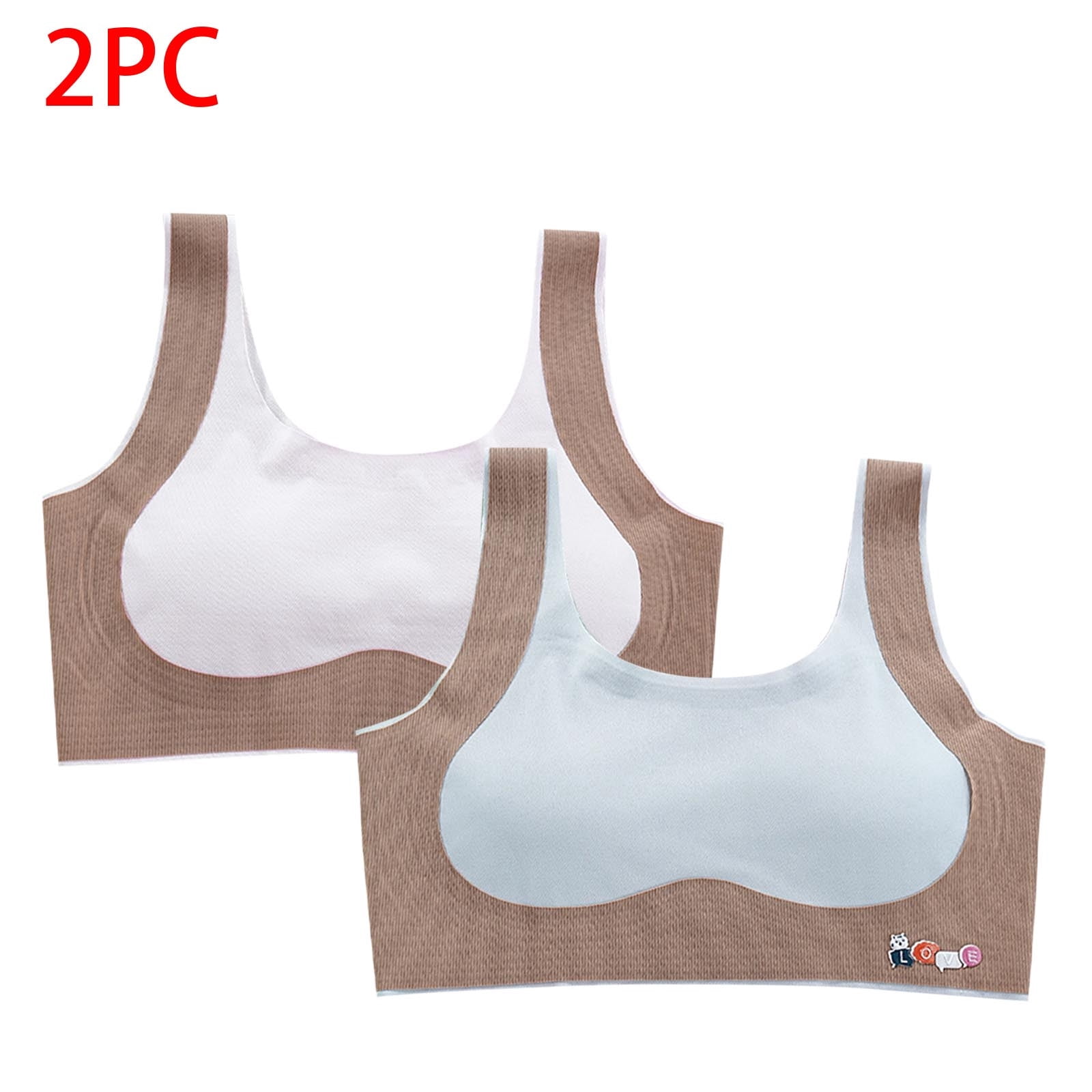 Bnwani Bras Girls Teen Comfortable Breathable Thin Puberty Camisole ...