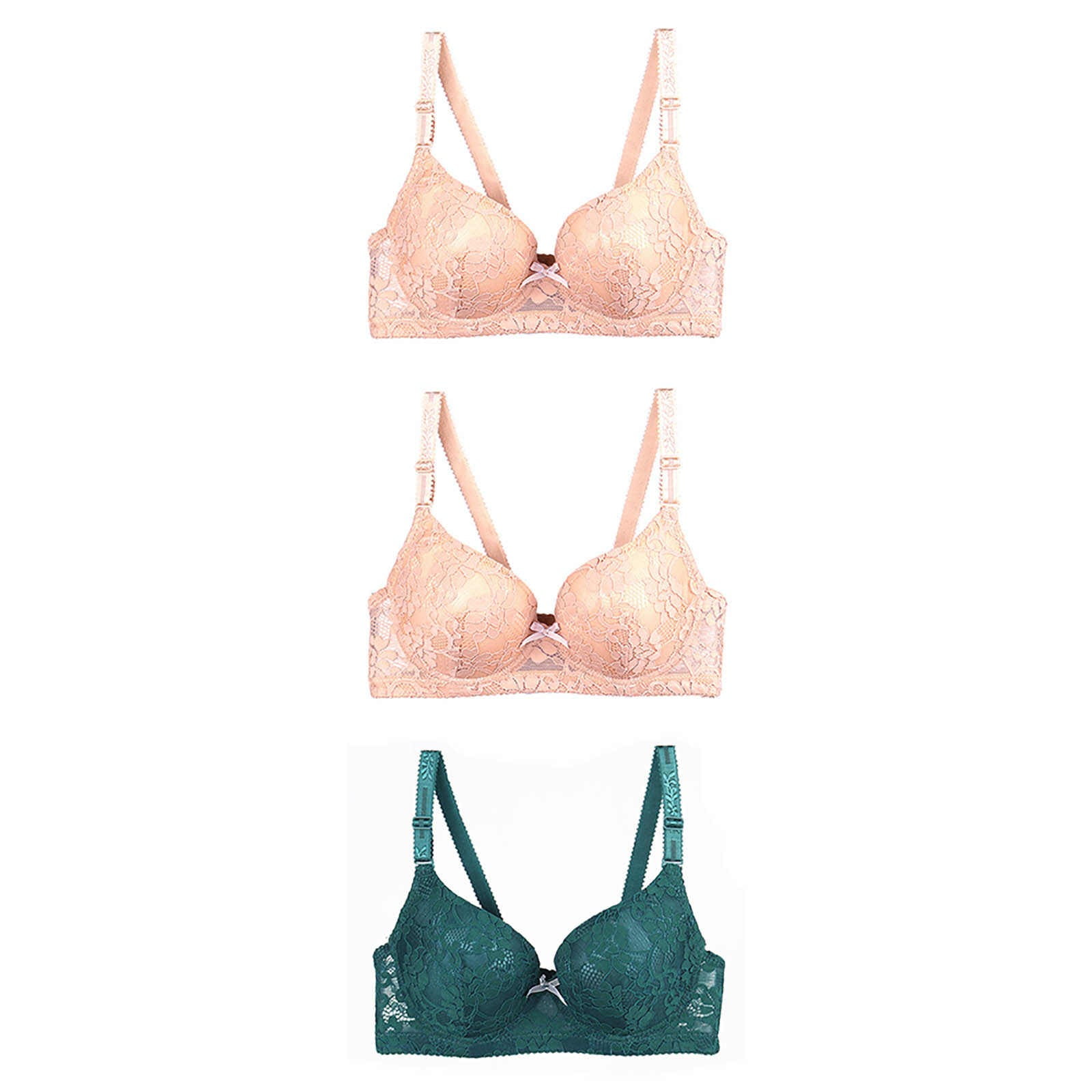 Bnwani Comfortable Bras for Women Sexy 3PC Bra Underwear Sagging ...