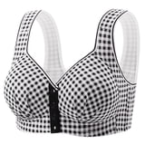 Bnwani Front Closure Bras for Women,Women's Bras,Breathable,Plaid,Push ...