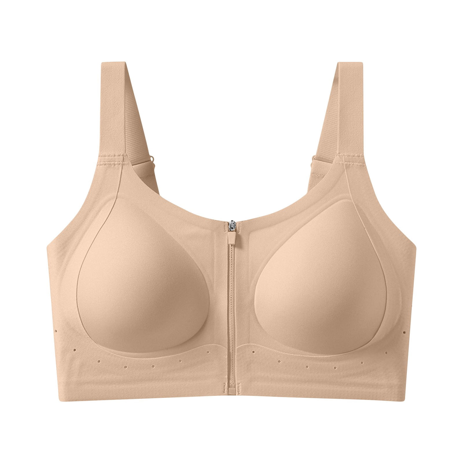Bnwani Jelly Bras for Women,Women's Bras,Push-Up,Zipper,Breathable ...