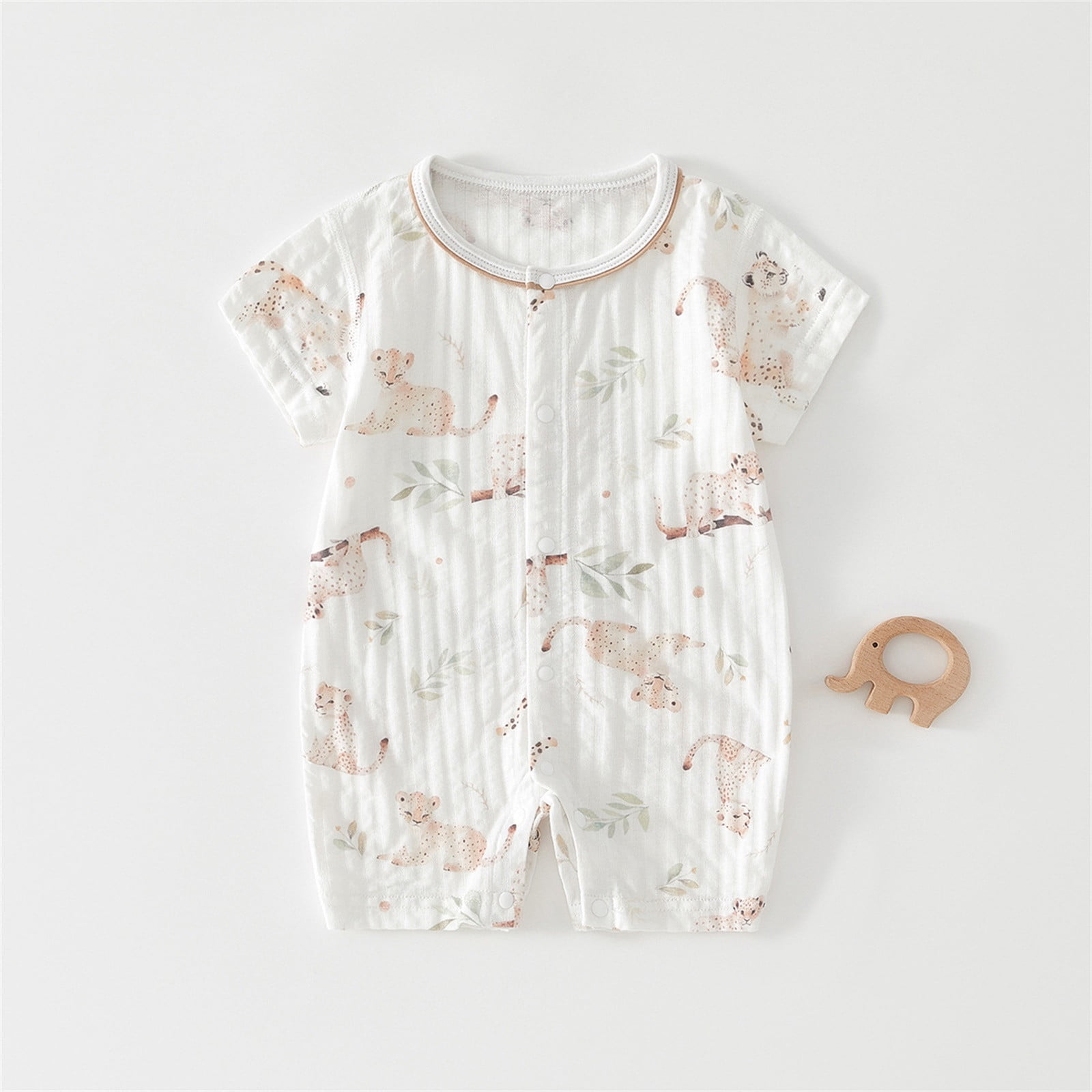 Bnwani Kid Casual Outfits Baby Sleeve Short Summer Romper Jumpsuit ...